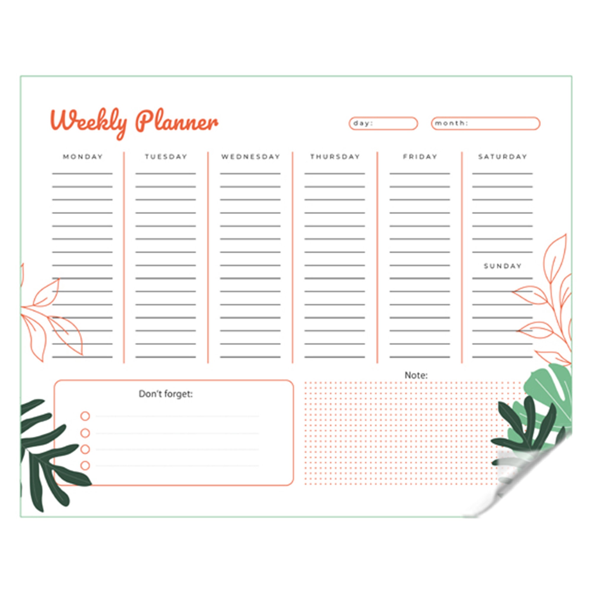 Dry Erase 2023 2024 Weekly Planner Organizer Model-2 Plan - Etsy