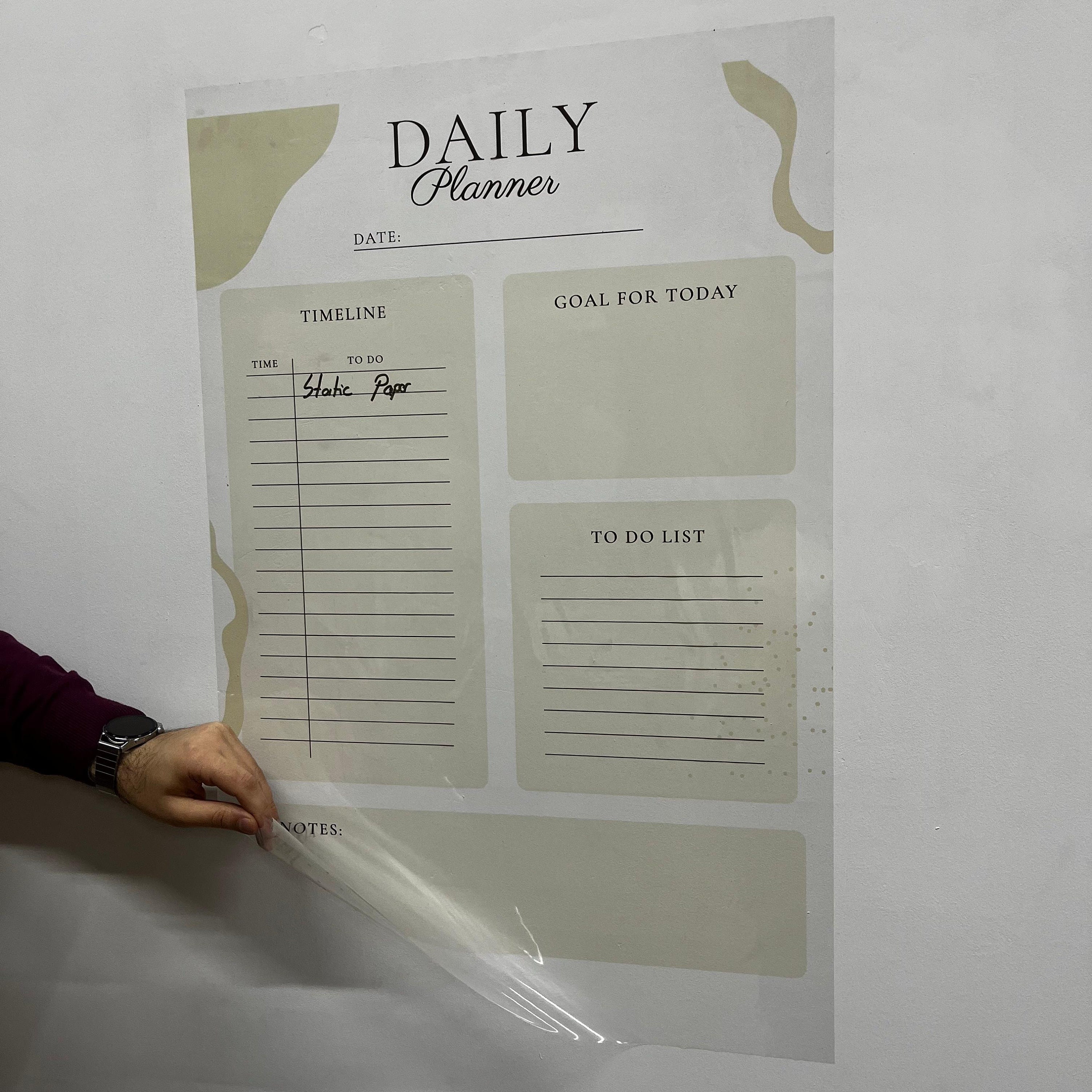 Dry Erase 2024 - 2025 Daily Planner Organizer Model-8 Plan Your Day and ...