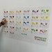 Dry Erase Guided English Alphabet Activity Decal Alphabet Chart for ...