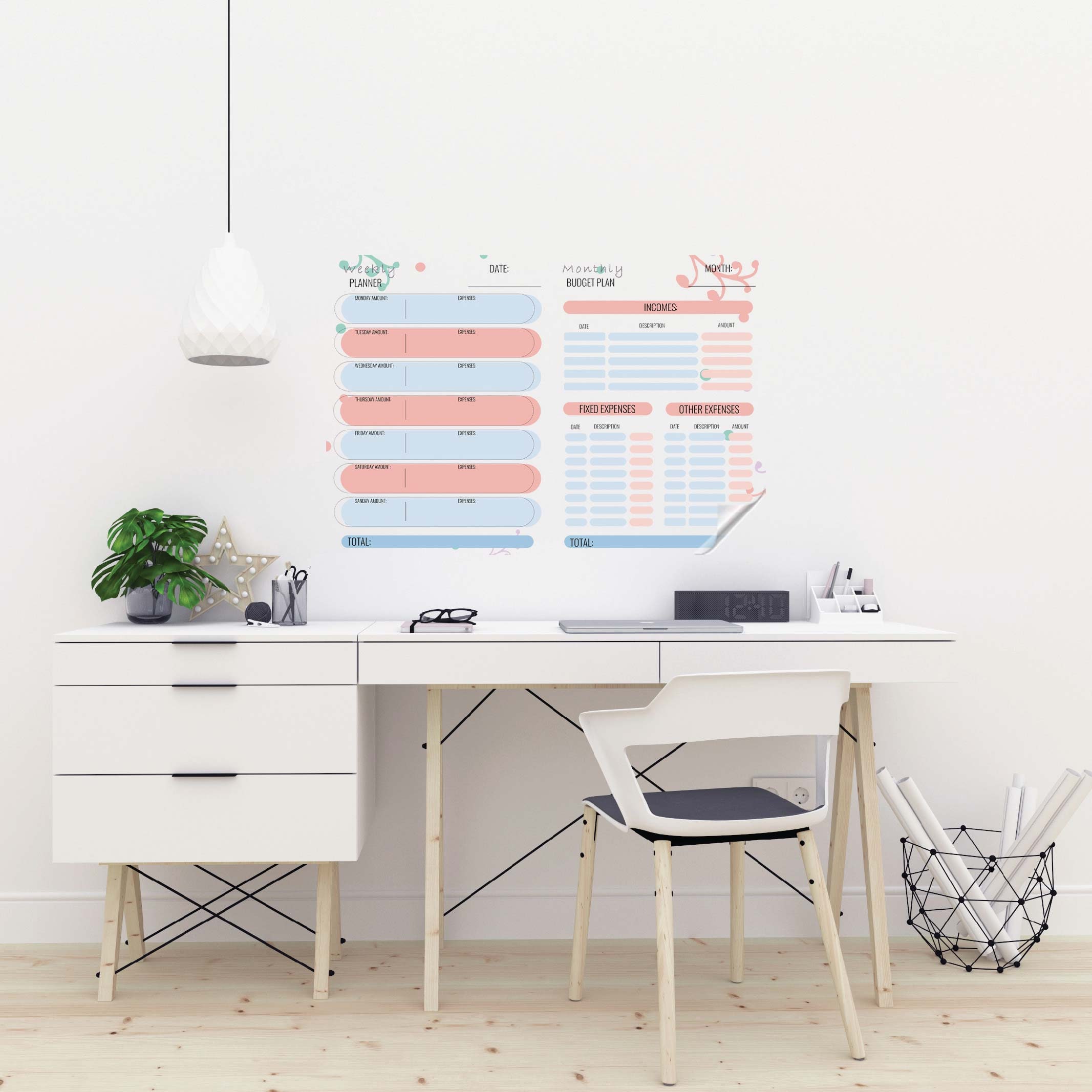 Dry Erase 2024 - 2025 Weekly Planner Organizer Model-10 Plan Your Day ...