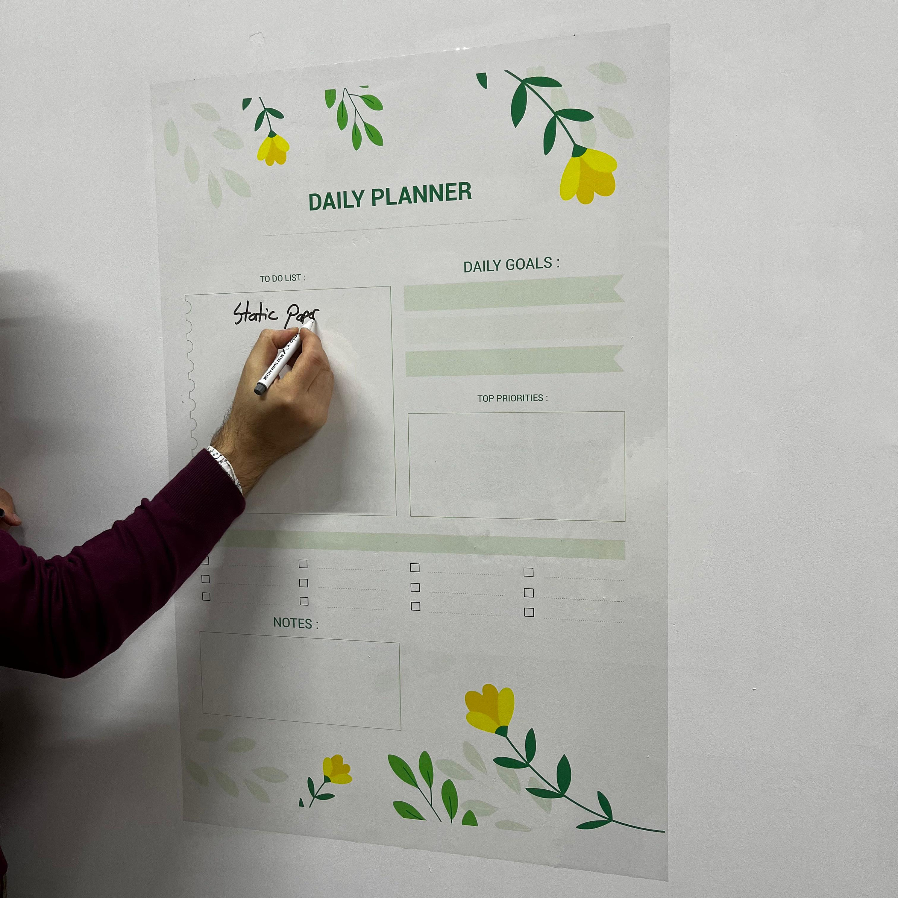 Dry Erase 2024 - 2025 Daily Planner Organizer Model-13 Plan Your Day ...