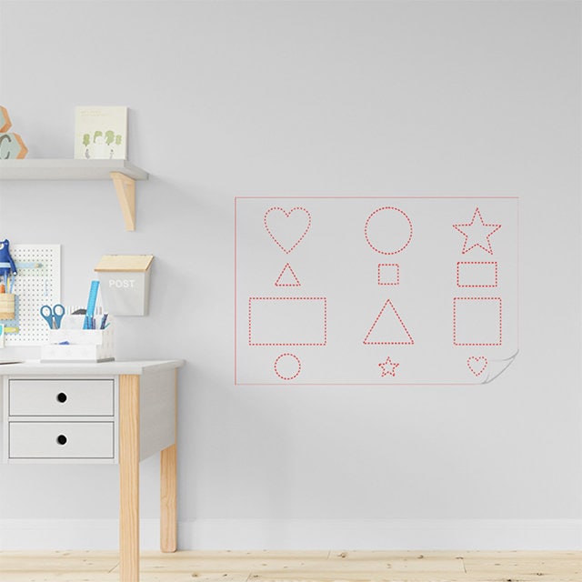 Dry Erase Trace the Shapes for Kids Model-1 Personalized, Simple ...