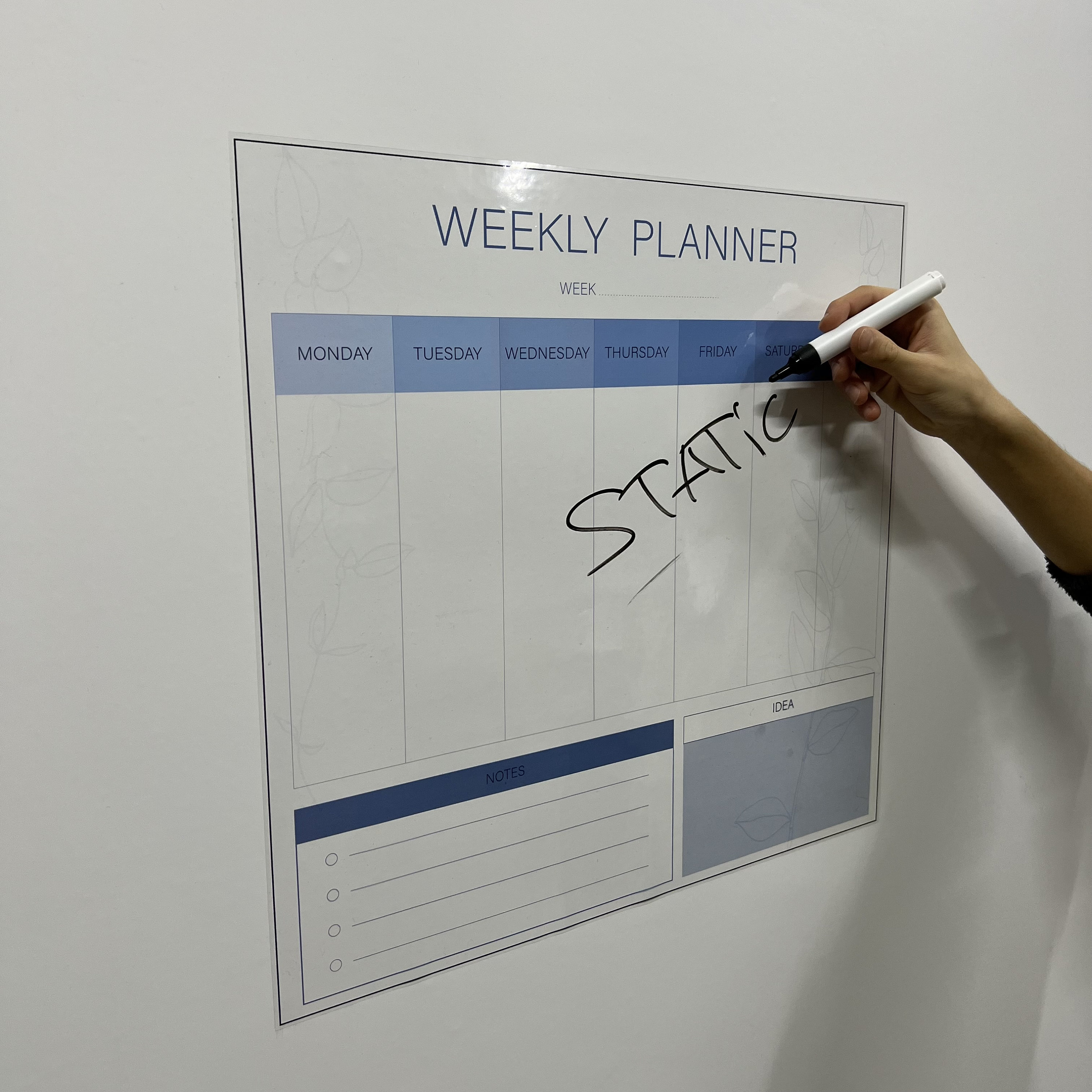 Dry Erase 2024 - 2025 Weekly Planner Organizer Model-1 Plan Your Day ...