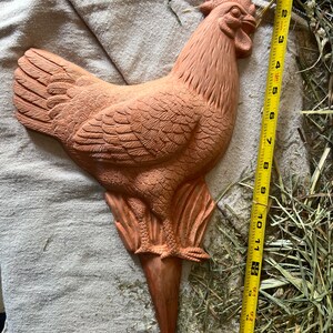 Terracotta Chicken for Garden Decoration - Etsy