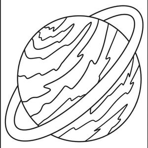 Outer Space Planet Coloring Pages | Fun Space-themed Printable for Kids ...