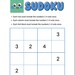 Sudoku Puzzles for Kids, Sudoku Game Activity for Kindergarten, Easy ...