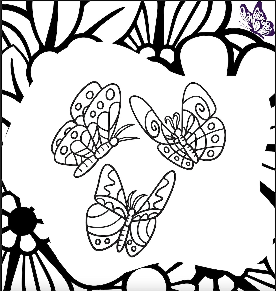 10 Easy Coloring Pages for Kids (printable Download) - Etsy