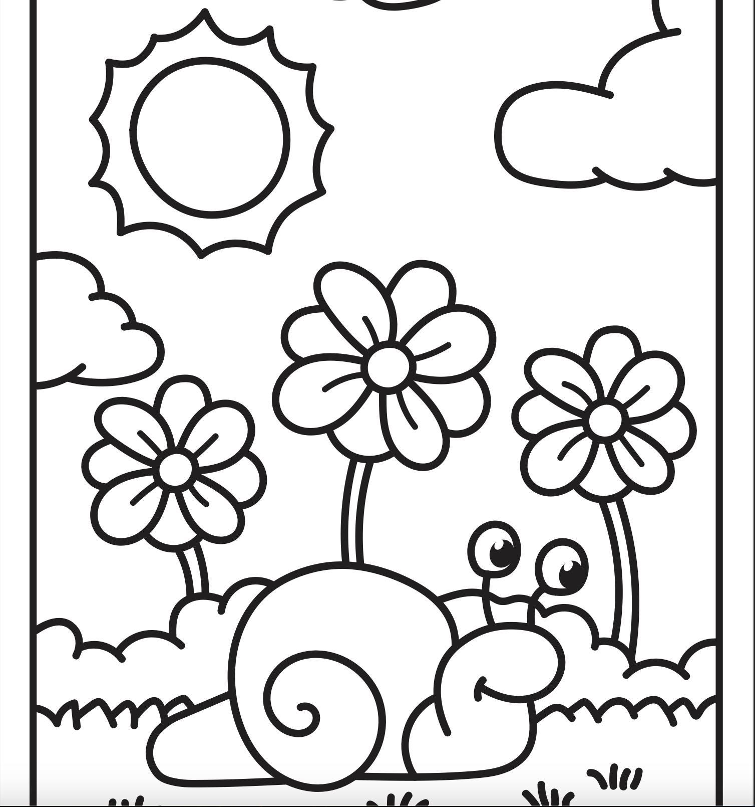10 Easy Coloring Pages for Kids (printable Download) - Etsy