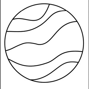 Outer Space Planet Coloring Pages | Fun Space-themed Printable for Kids ...