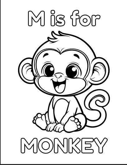 Alphabet Zoo Coloring Pages – Fun A to Z Animals for Kids to Color! - Etsy