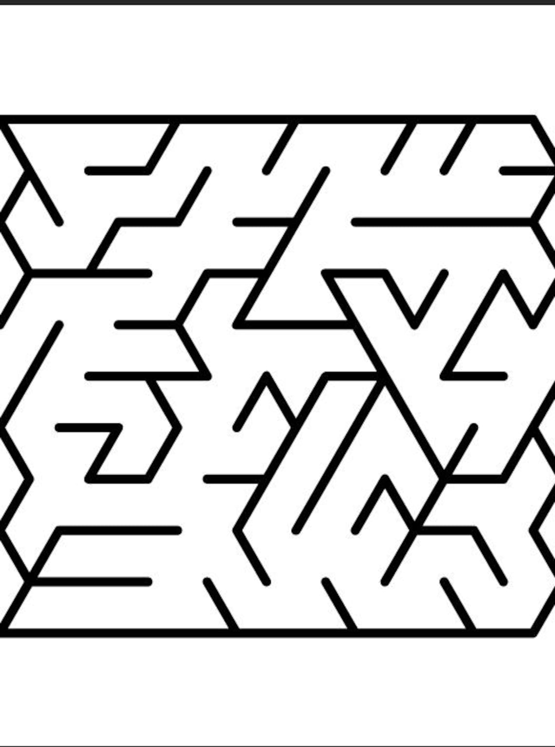 Printable Maze Puzzle Pack: 20 Brain Game Activity Sheets (PDF) - Etsy