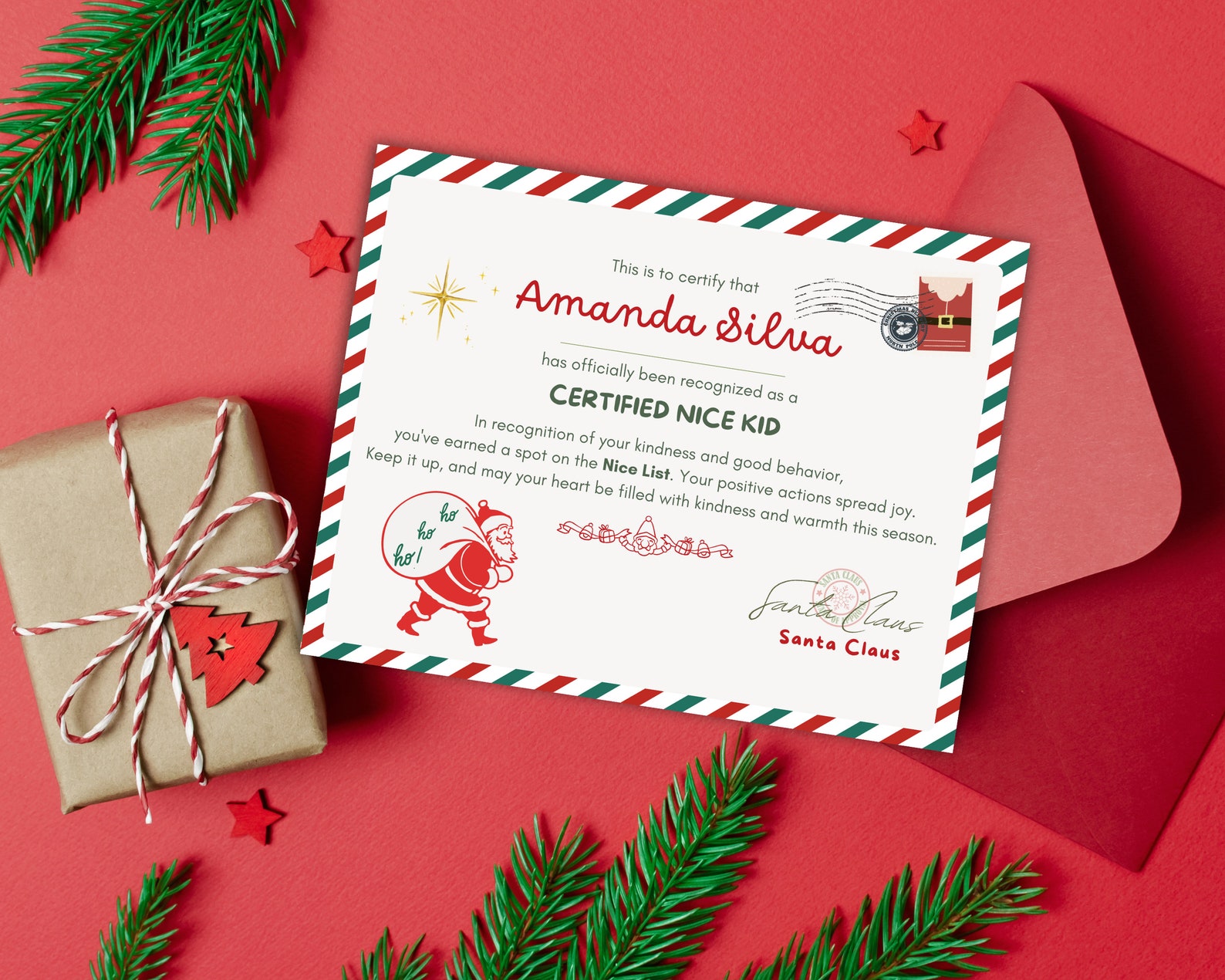 Letter From Santa Bundle, Kids Letter From Santa Claus, Greeting Letter ...