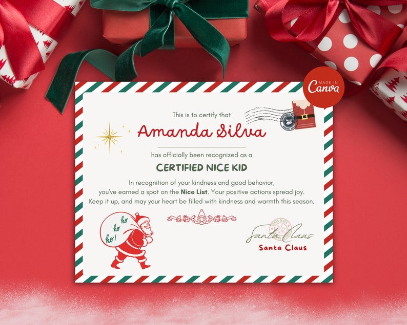 Letter From Santa Bundle, Kids Letter From Santa Claus, Greeting Letter ...