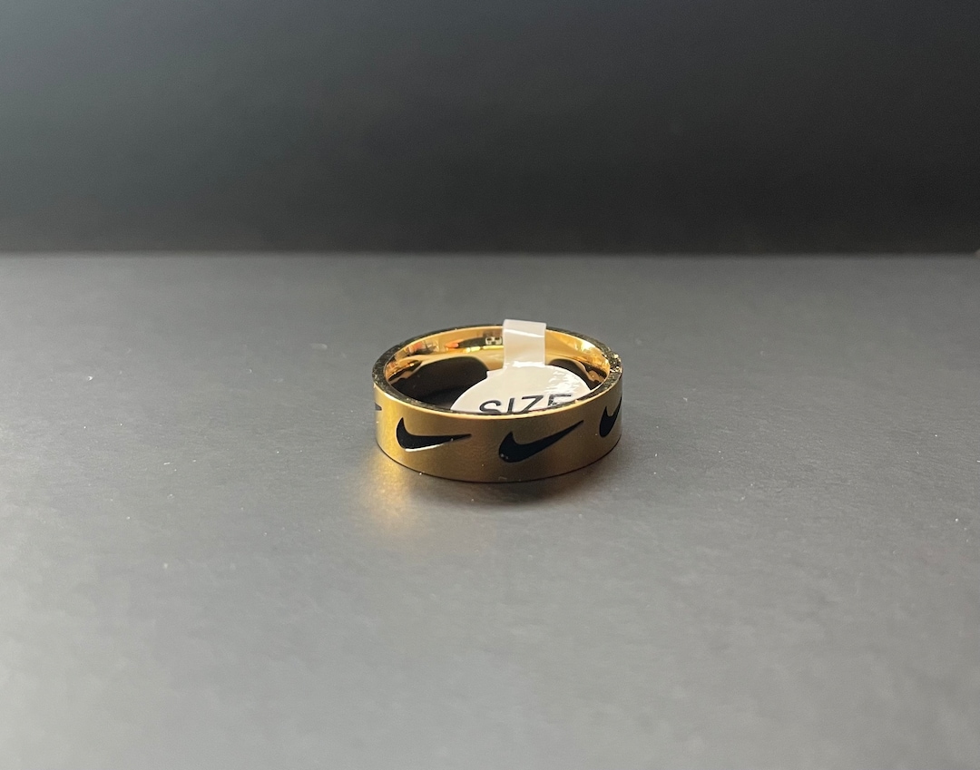 Nike Swoosh Hoop Ring - Etsy