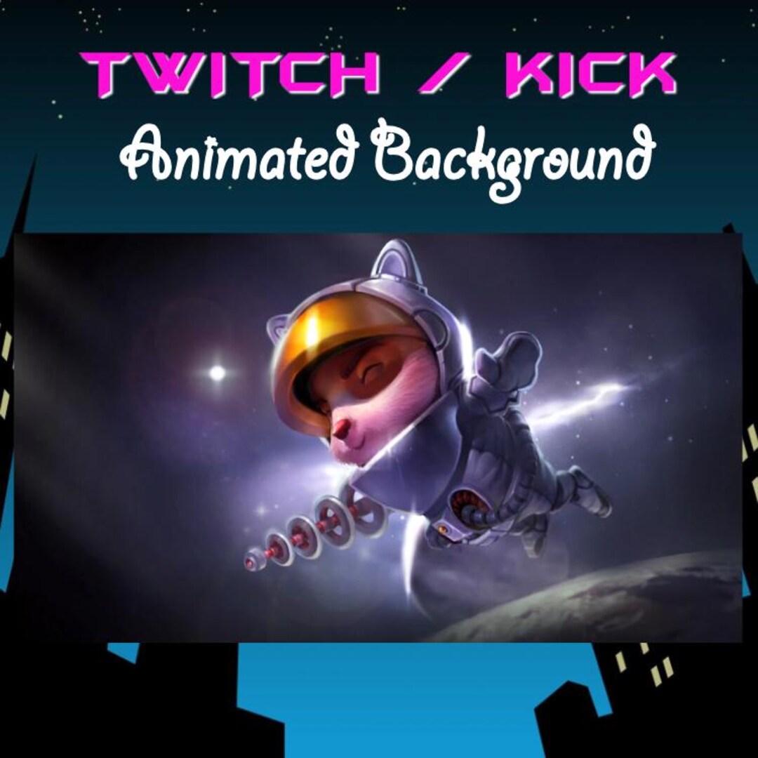Teemo Animated Screen Emote, Lol Screen, Animated Screen, Twitch Screen ...