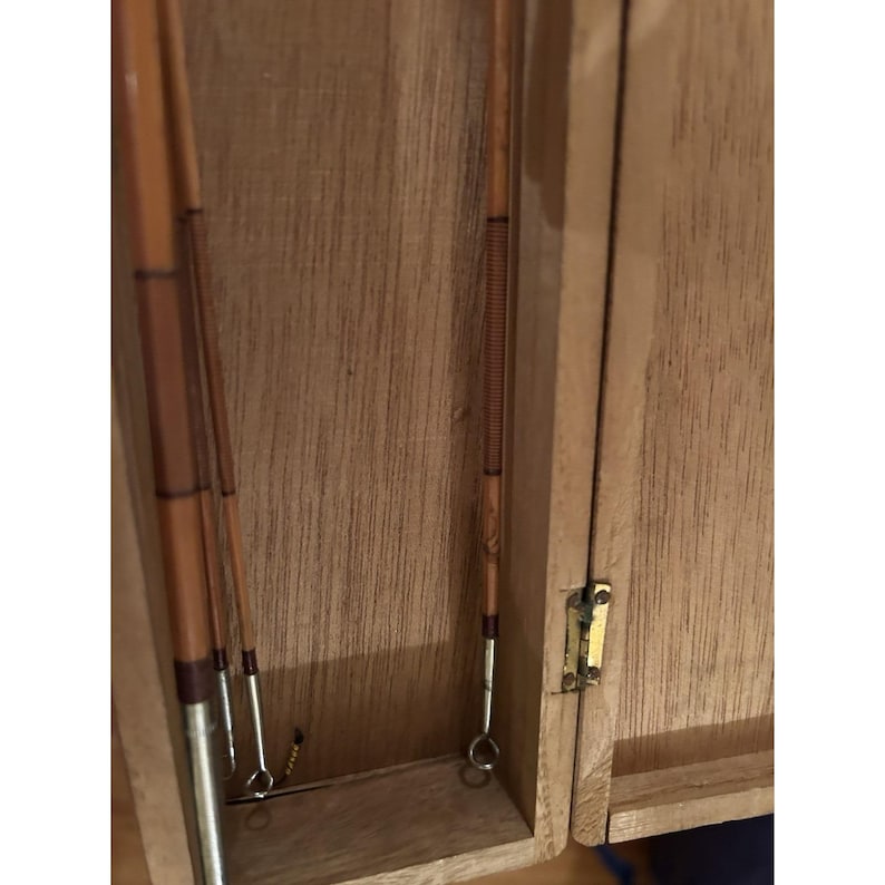 Vintage Japan Grampus Kiraku & Co Fly Bamboo Rod With Wood Box - Etsy