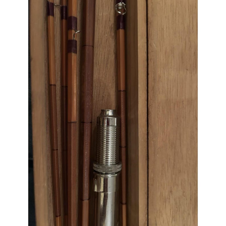 Vintage Japan Grampus Kiraku & Co Fly Bamboo Rod With Wood Box - Etsy