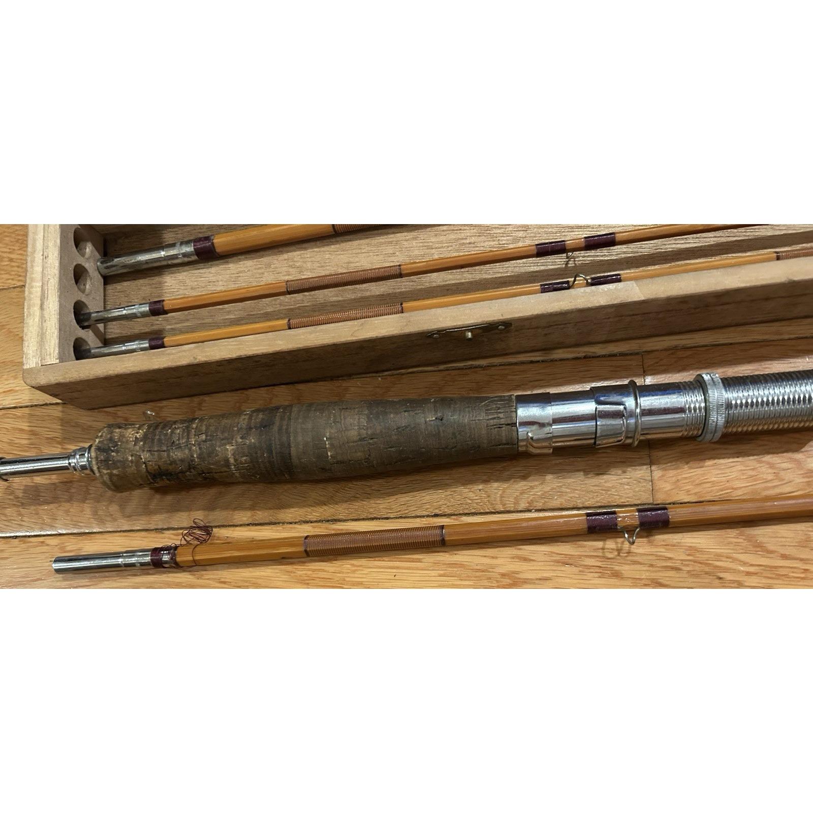 Vintage Japan Grampus Kiraku & Co Fly Bamboo Rod With Wood Box - Etsy