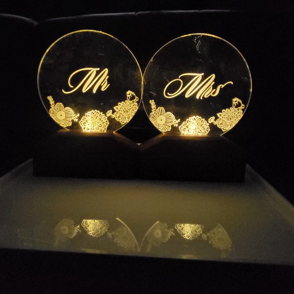 Illuminated Table Numbers - Etsy