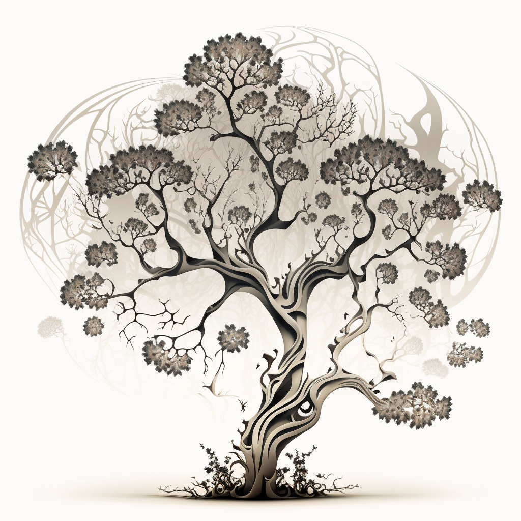 Tree Art 3 series I - Etsy