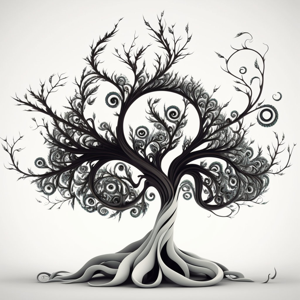 Tree Art #3 (series IV) - Etsy