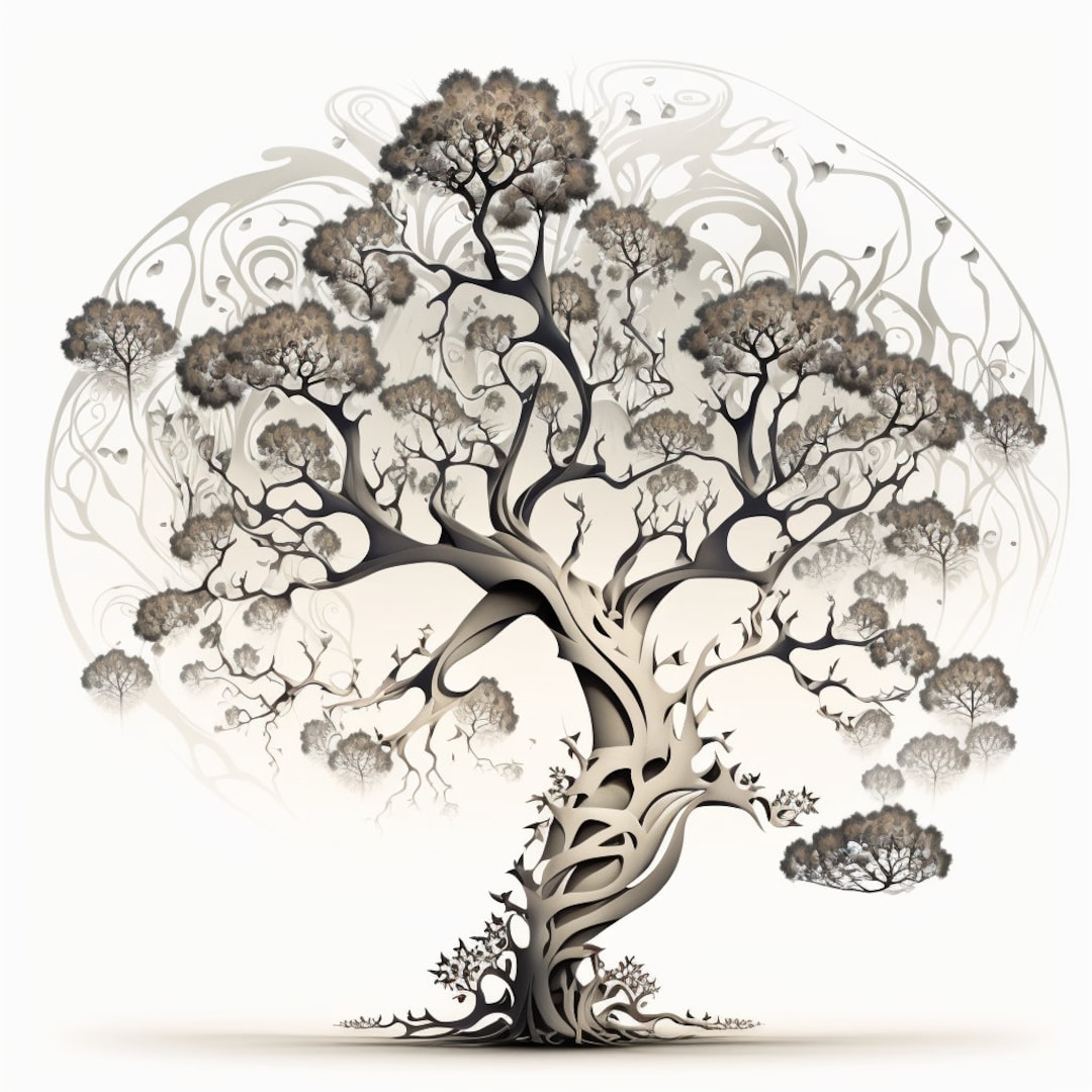 Tree Art #2 (series I) - Etsy