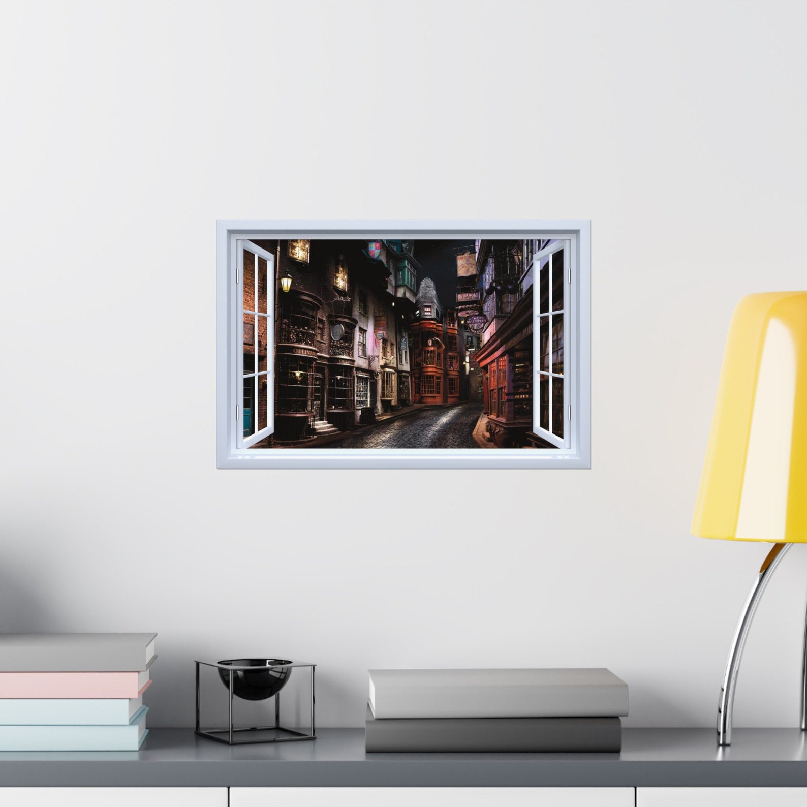 Diagon Alley Harry Potter Wall Art Movie/book Matte Horizontal Posters ...