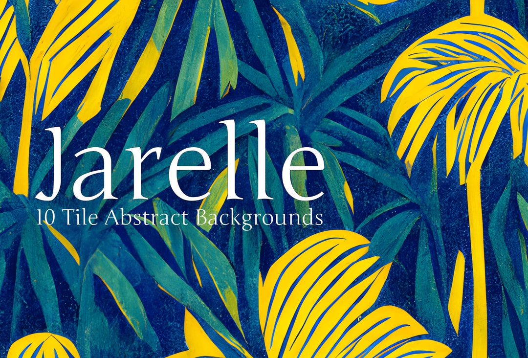 Jarelle Tile Abstract Floral Backgrounds - Etsy