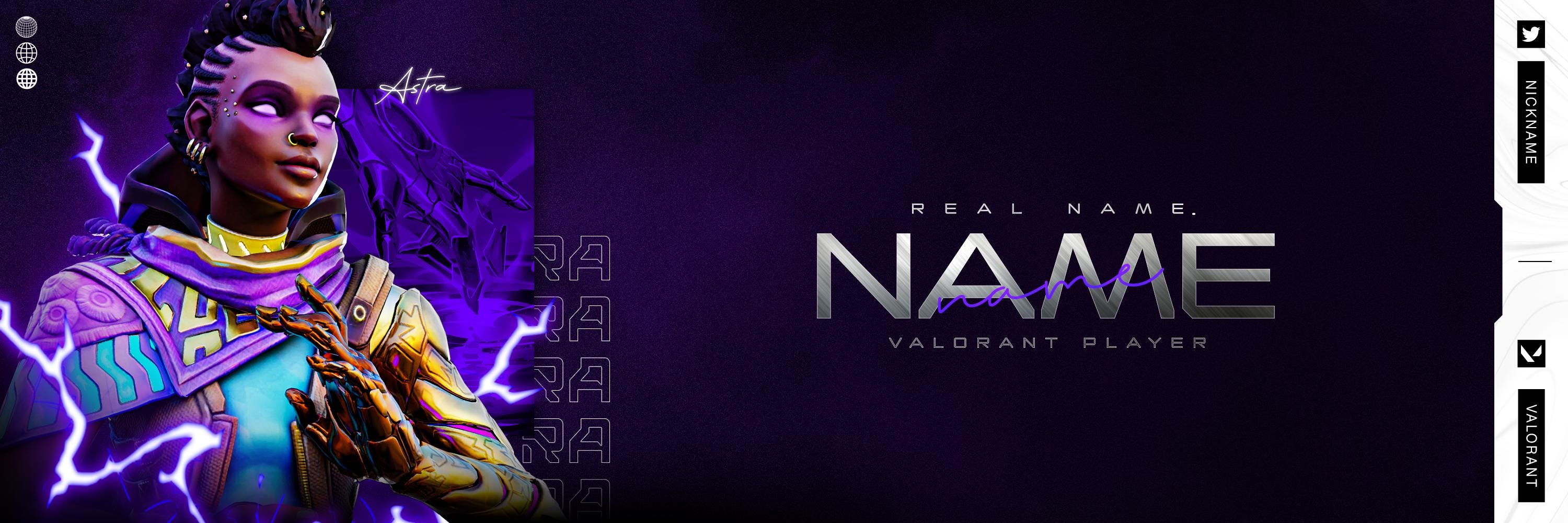CUSTOM BANNER! | Valorant ASTRA Banner for Twitter, Twitch, Kick ...