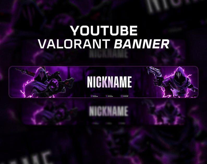 VALORANT CUSTOM BANNER! | Valorant Banner for Youtube | Valorant Omen ...