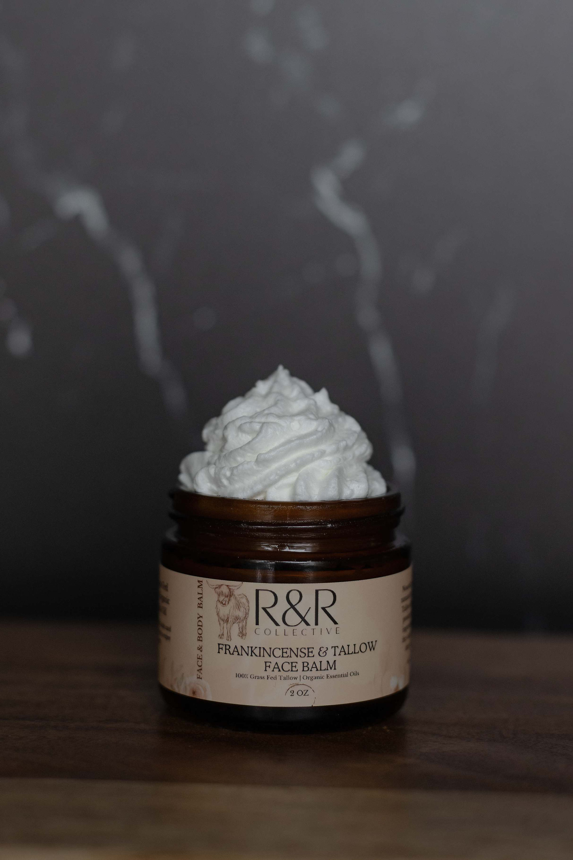 Frankincense & Tallow Face Balm 100% Grass Fed Tallow Hand Made Small ...