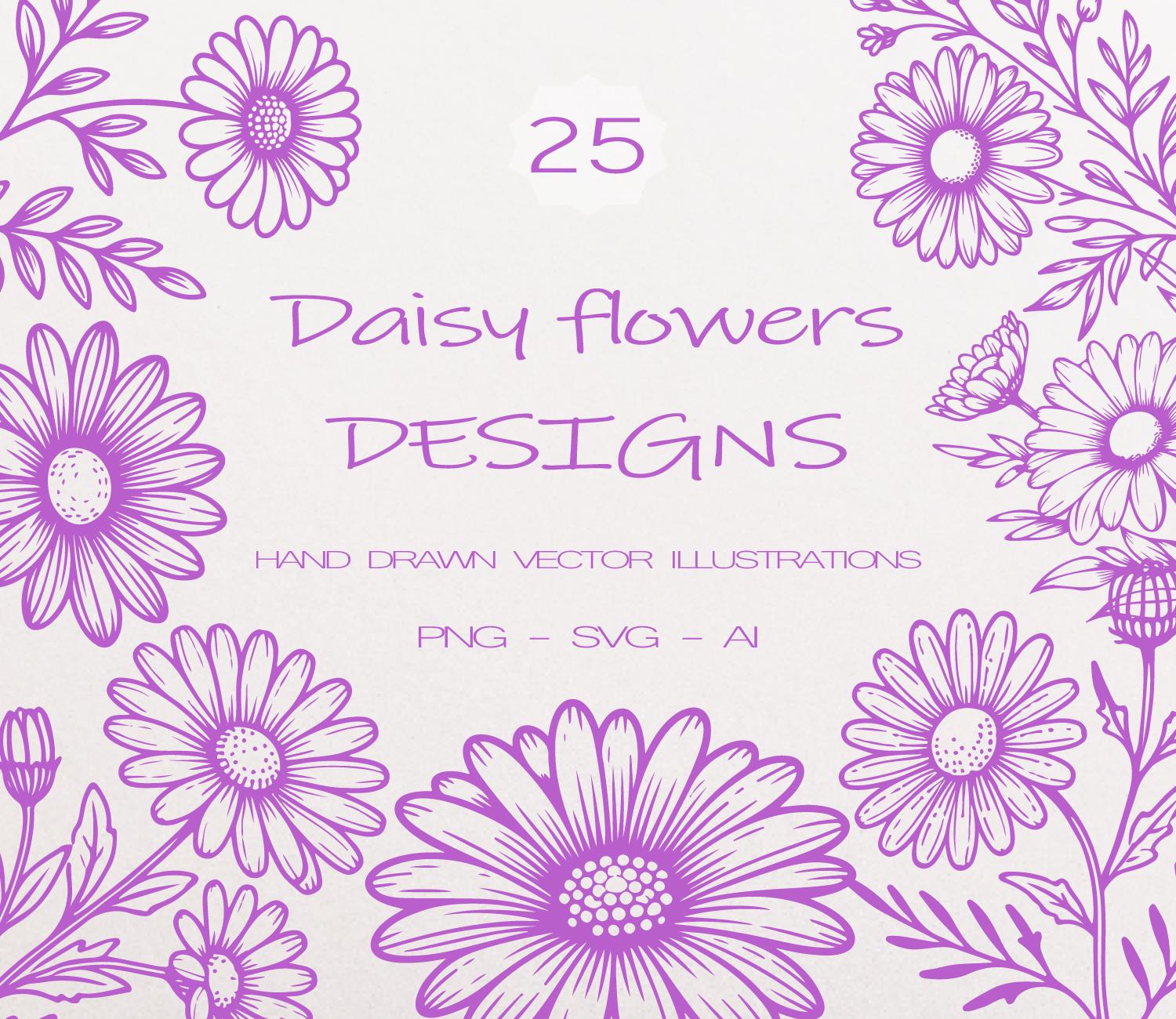30 Daisy Svg, Daisy Svg Bundle, Daisy Flower Svg, Daisy Silhouette ...