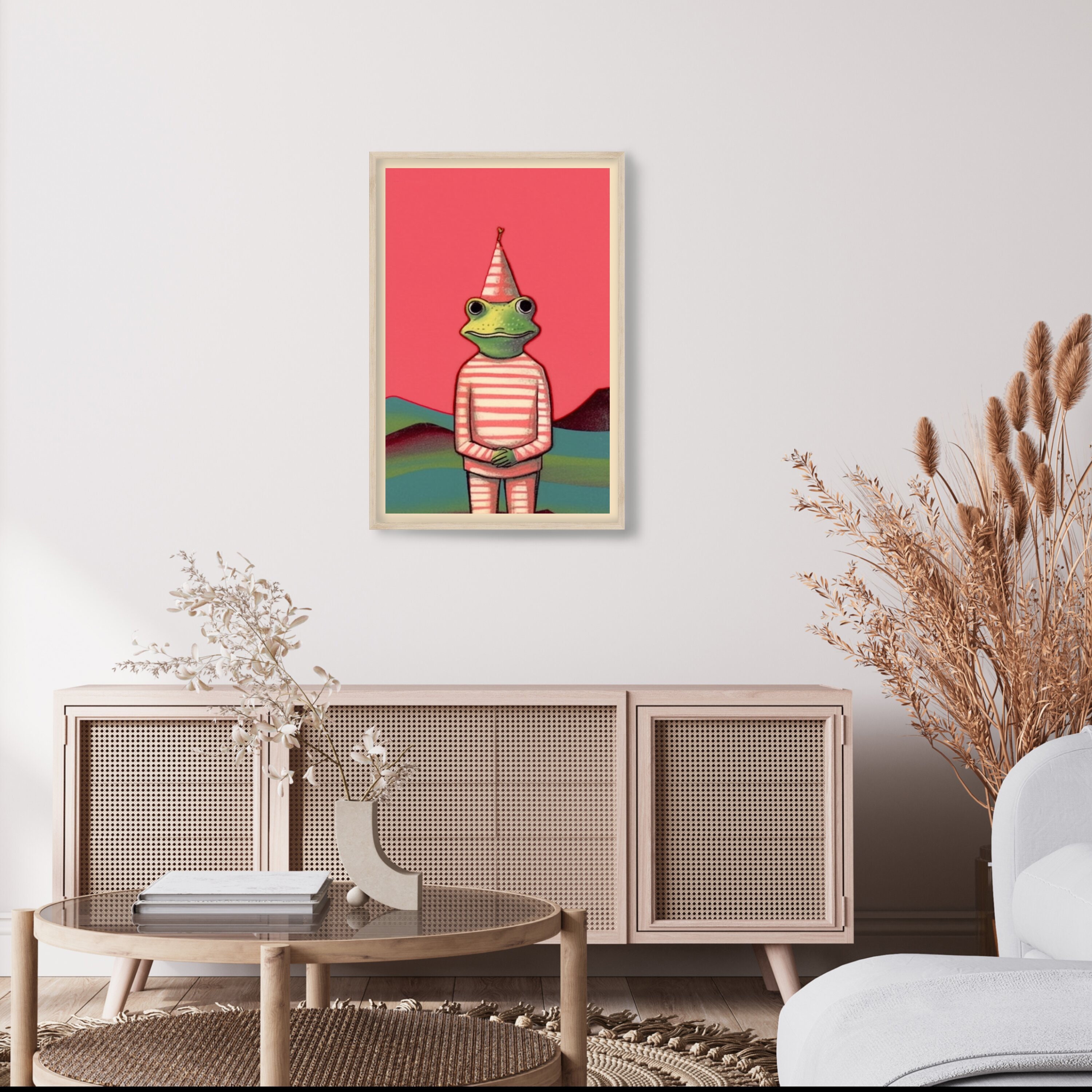 Cute Frog Poster Nursery Animal Print Frog Wall Decor - Etsy