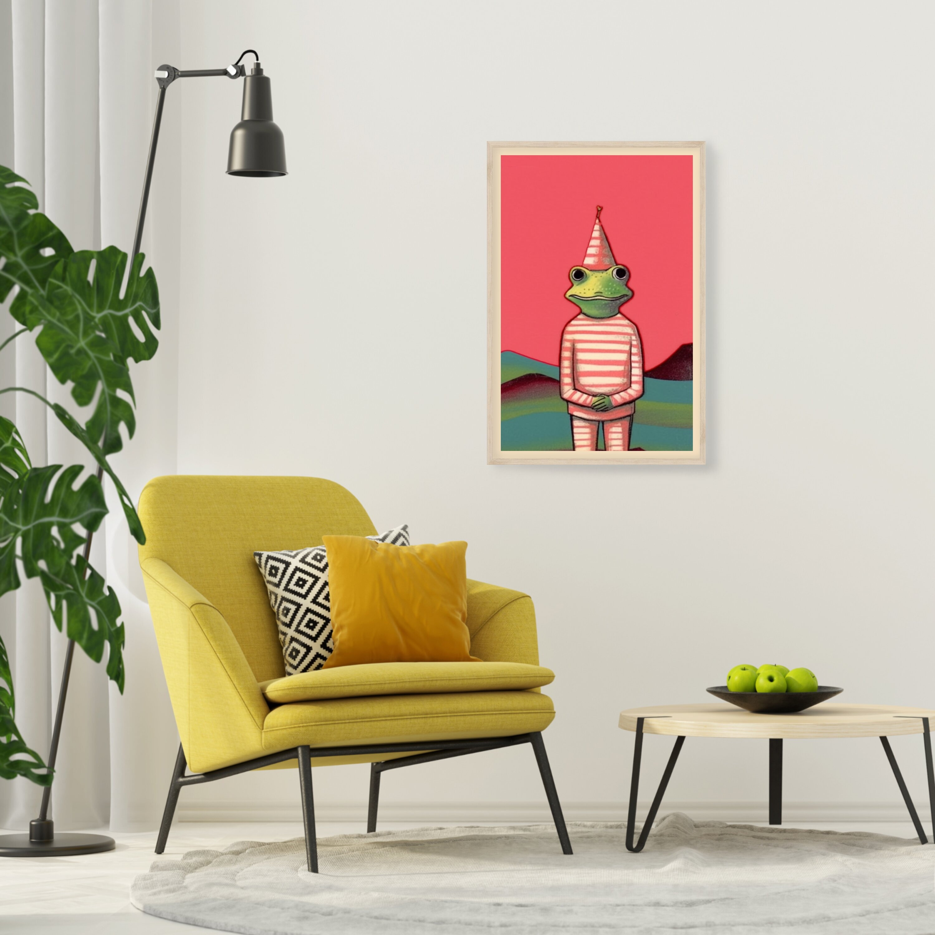 Cute Frog Poster Nursery Animal Print Frog Wall Decor - Etsy