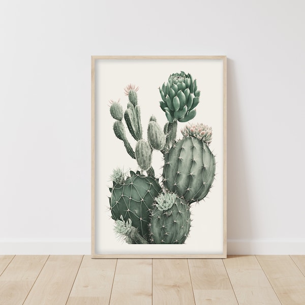 Cactus Poster - Etsy
