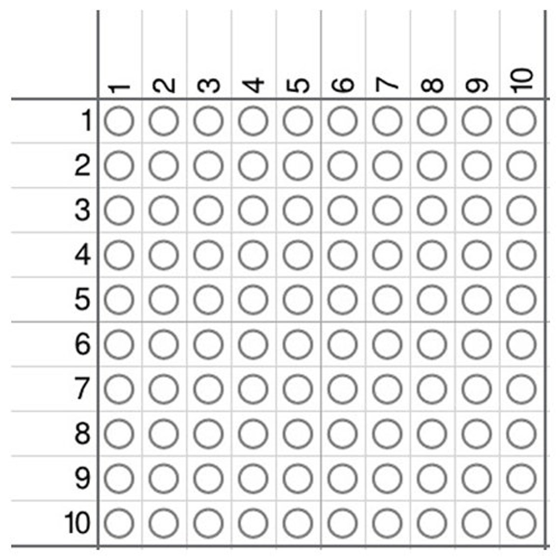 Blank Diamond Painting Template 25x35cm round Drills PDF Print-it ...