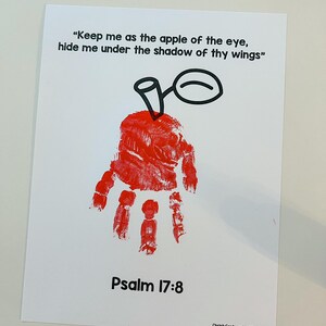 Psalm 17:8 and Proverbs 7 Apple Bible Verse Activity (play Dough Mat ...