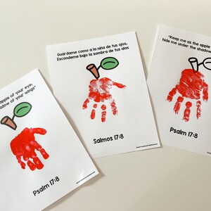 Psalm 17:8 and Proverbs 7 Apple Bible Verse Activity (play Dough Mat ...
