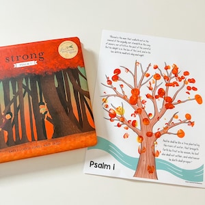 Tree Fingerprint Craft for Psalm 1 Sunday School English & Spanish NIV ...
