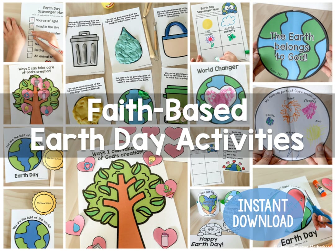 Earth Day Faith-based Activities Digital Download Perfect for Families ...