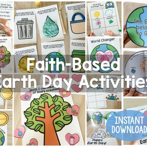 Earth Day Faith-based Activities Digital Download Perfect for Families ...