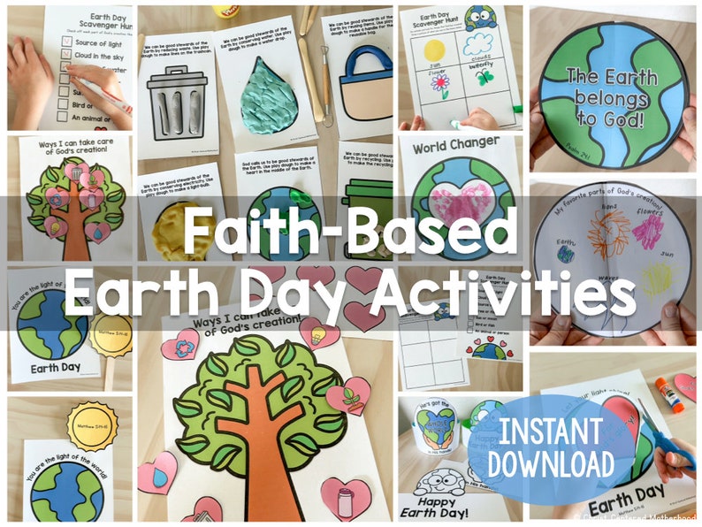 Earth Day Faith-based Activities Digital Download Perfect for Families ...