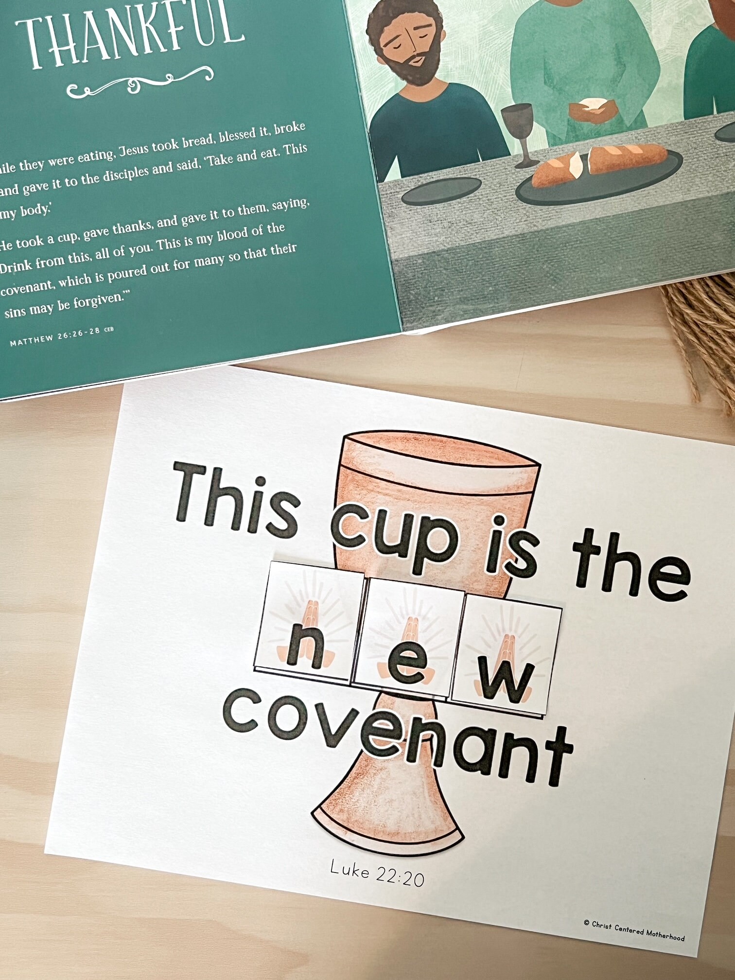 Easter Holy Week Memory Verse Activities for Little Ones Sunday School ...