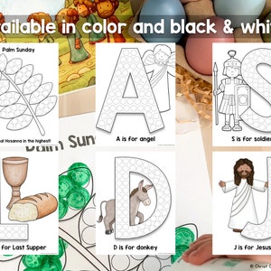 Easter Holy Week Dot Marker Printables and Coloring Pages - Etsy