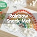 Rainbow Fruit Loop and Marshmallow Snack Mat Activity Perfect for St ...