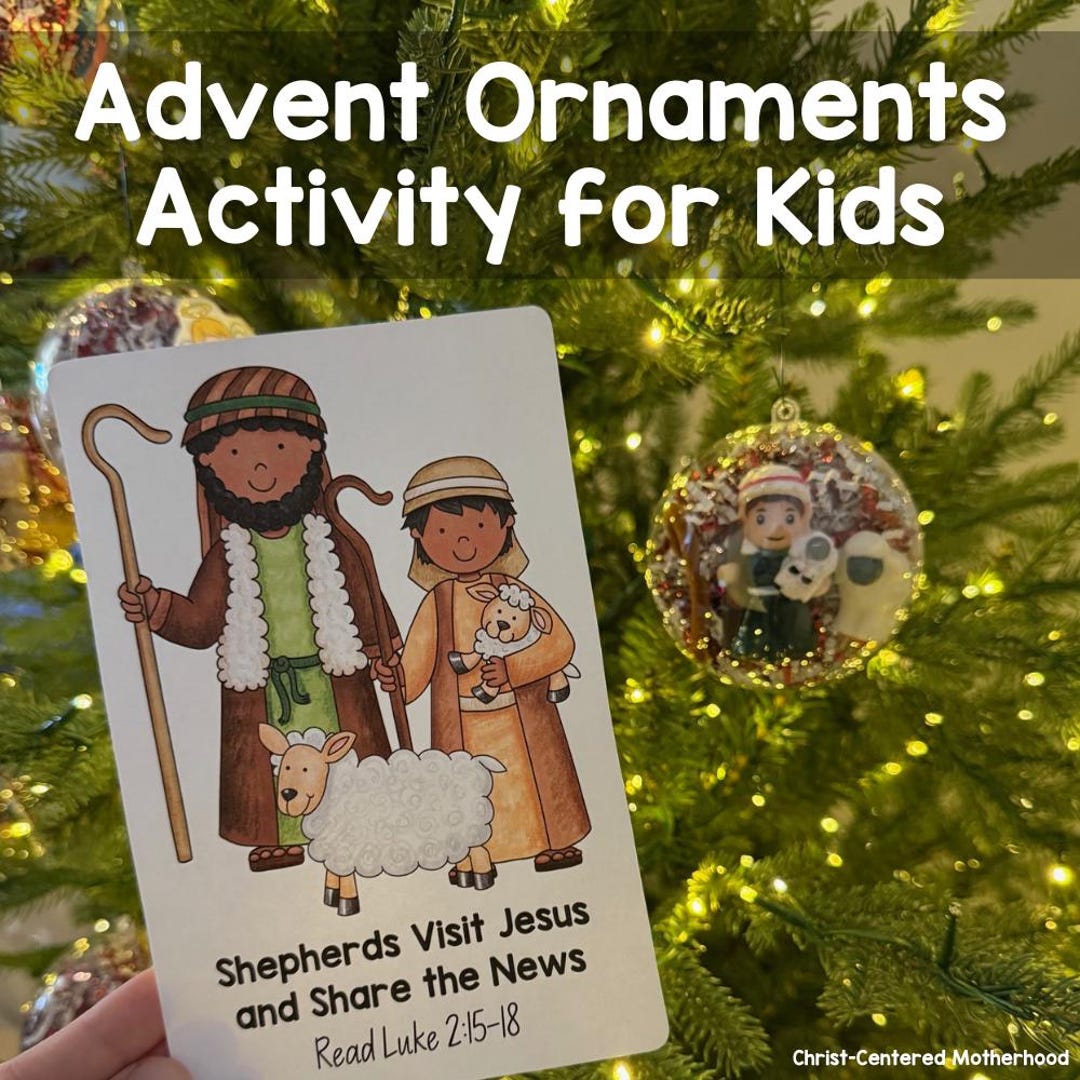 10 Day Interactive Advent Ornament Activity for Christmas - Guide ...