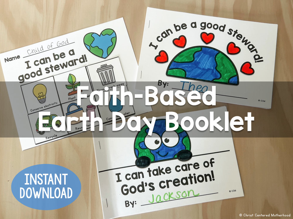 Faith-based Earth Day Booklet & Cut and Paste Activity for Church and ...