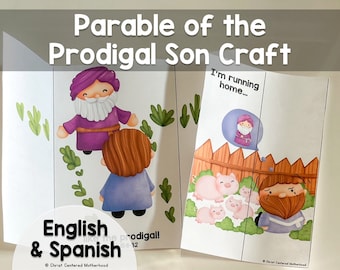 The Parable of the Prodigal Son Bible Craft and Lesson for Preschool ...