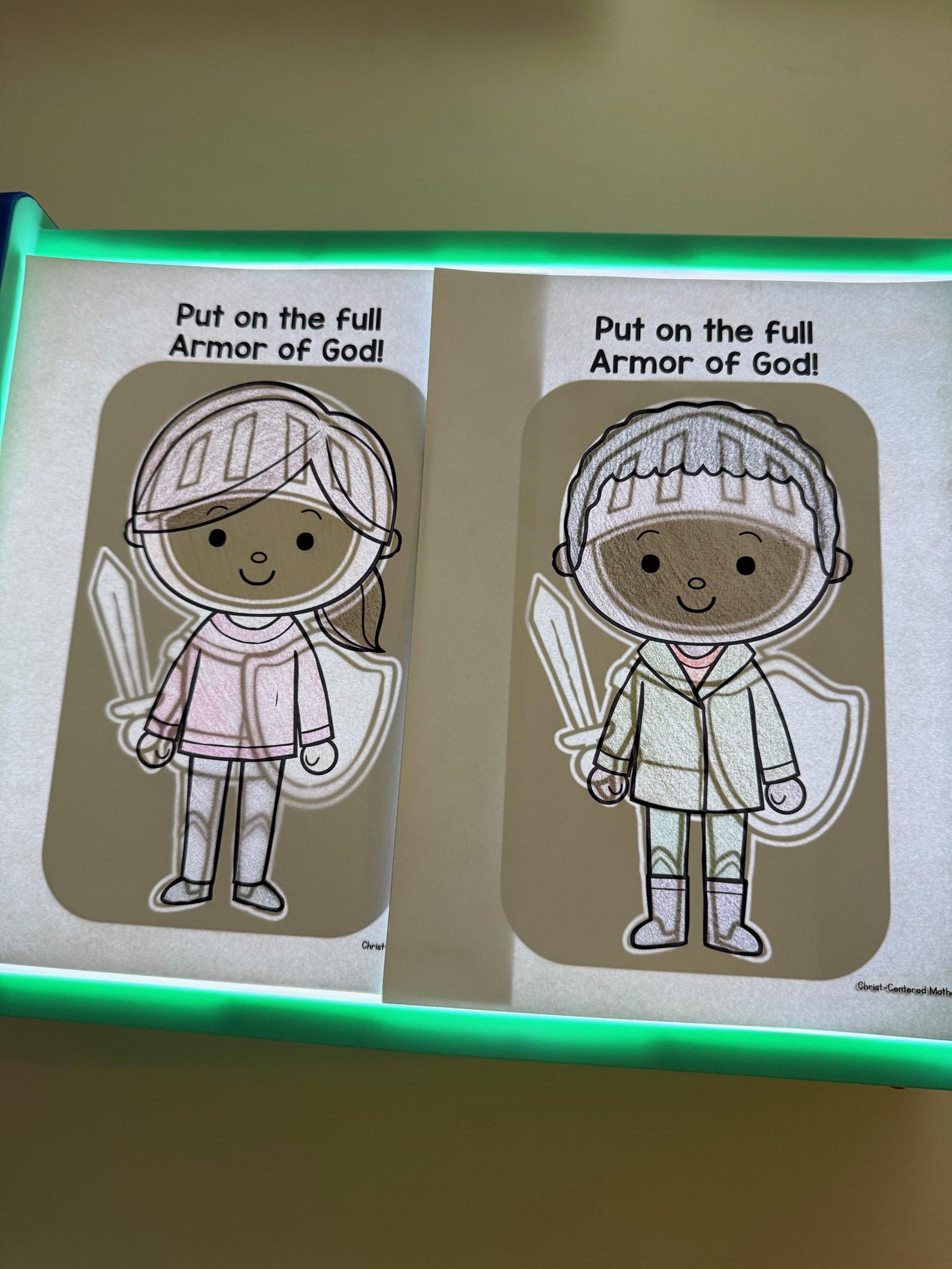 Armor of God Flashlight Activity Digital Download English and Spanish ...