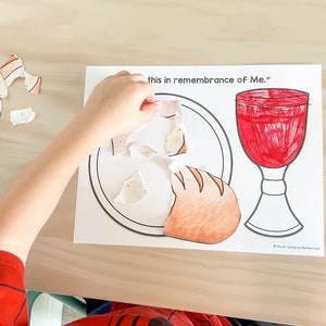 The Last Supper Communion Craft/activity for Kids Easter Sunday School ...